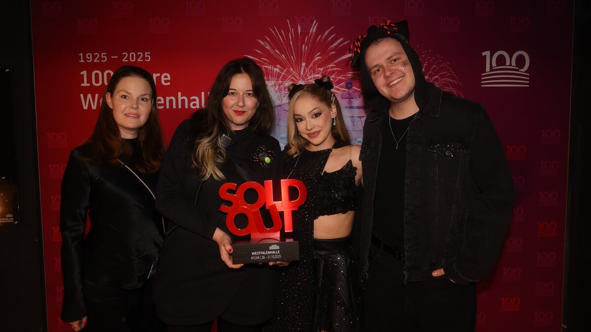 Sold-Out-Award für AYLIVA | Westfalenhallen-Gruppe